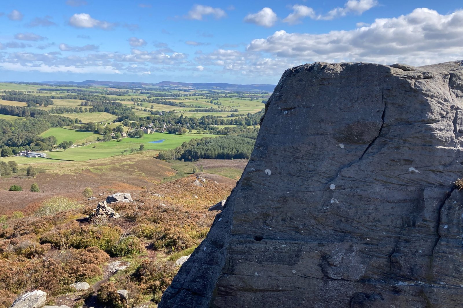 Harbottle Castle & The Drake Stone - The Durham Cow